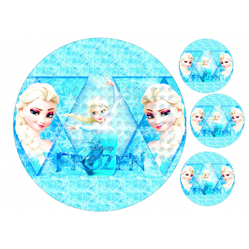 Frozen Elsa - Cake cake topper