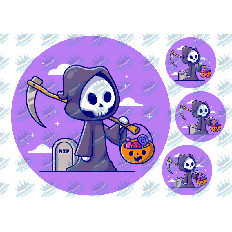 Cute Reaper - Edible cake topper