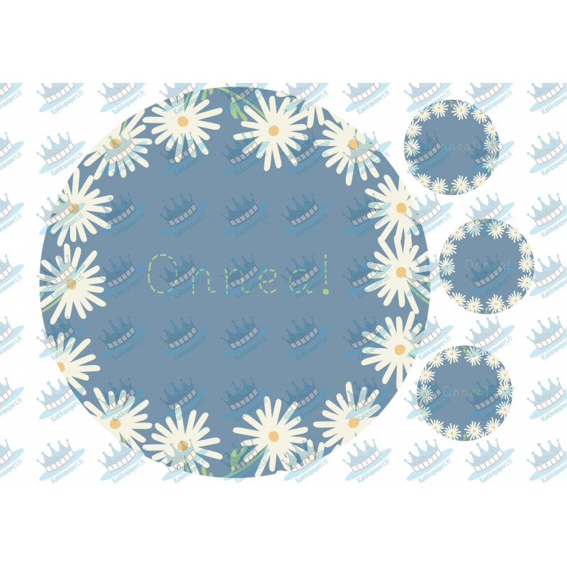 Good luck daisies - Edible cake topper