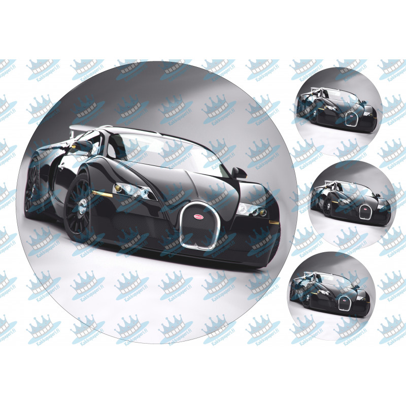 Bugatti Veyron - Edible cake topper